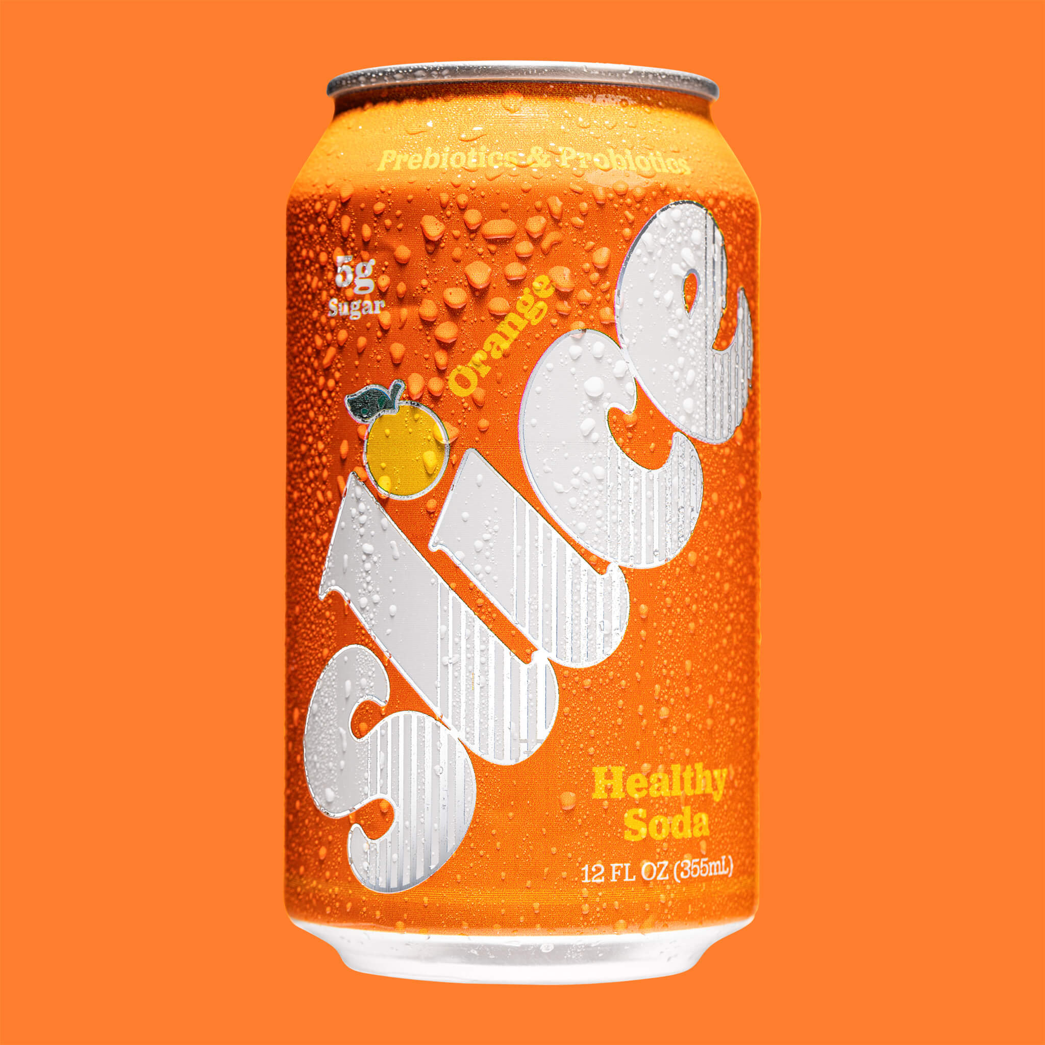 Orange Healthy Soda (12pk) | Slice Soda