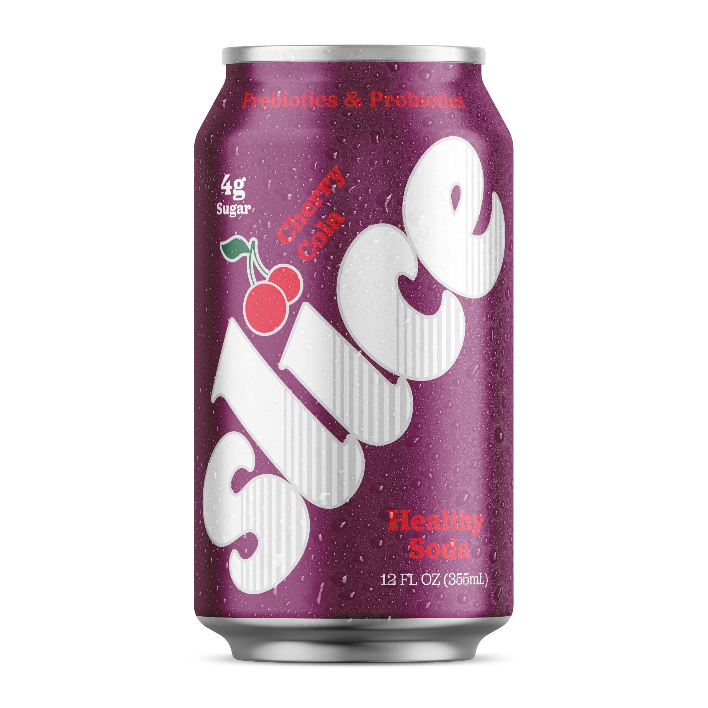 Cherry Cola Healthy Soda (12pk) | Slice Soda