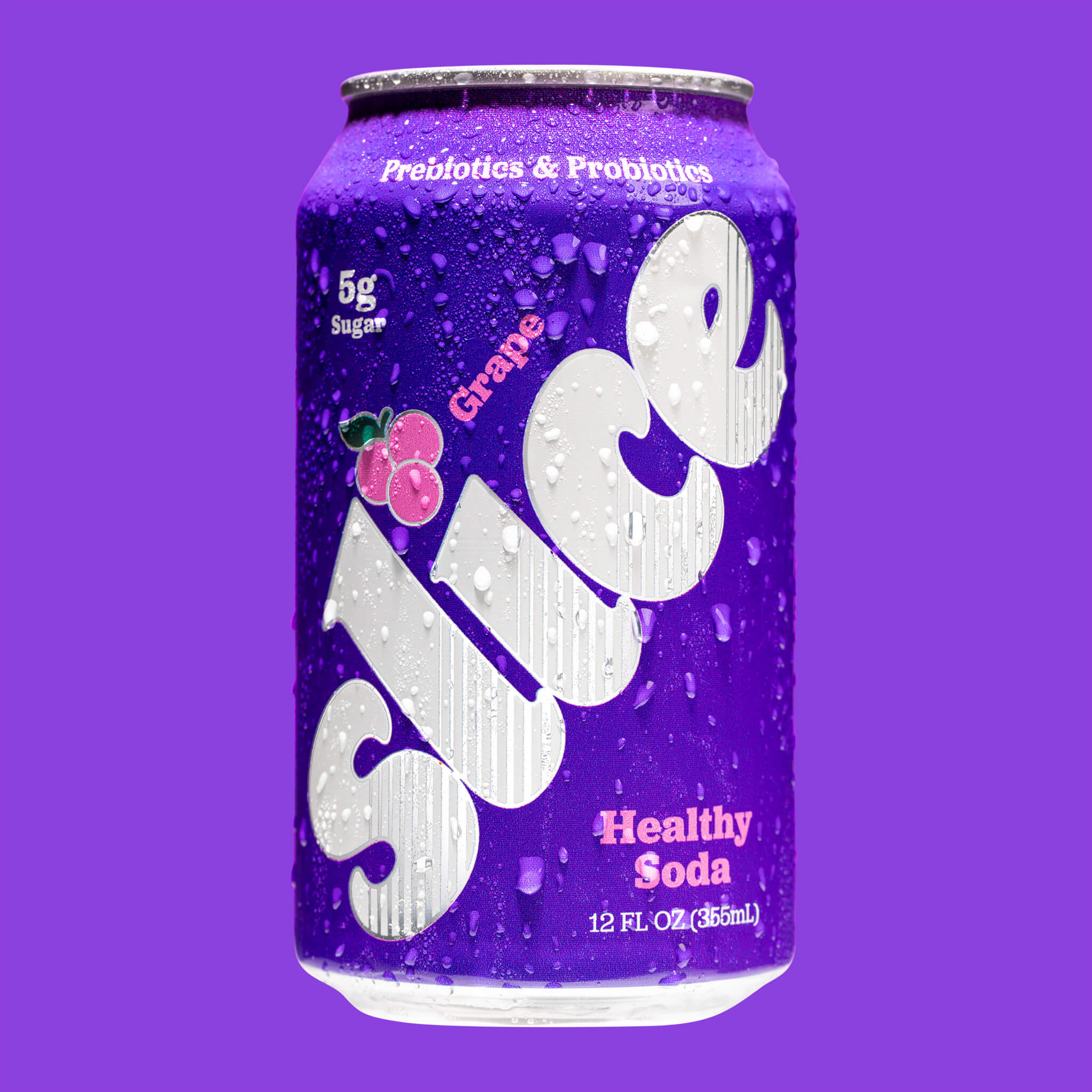 Grape Healthy Soda (12pk) | Slice Soda