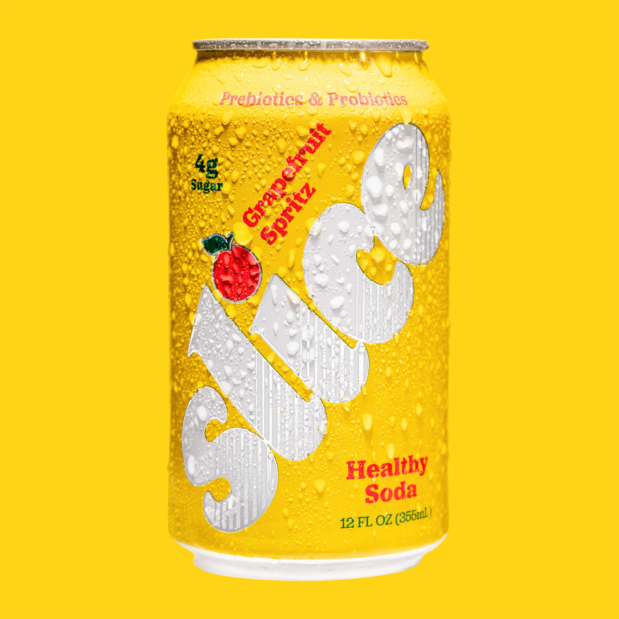 Grapefruit Spritz Healthy Soda (12pk) | Slice Soda